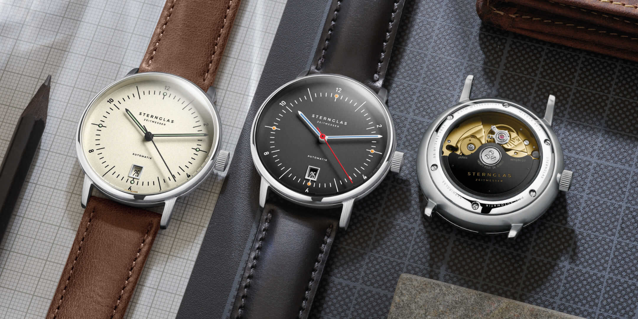 Naos Pro Automatik alabaster – sternglas.com